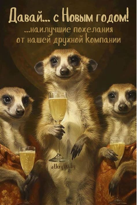 ПРИКОЛЬНЫЕ открытки и смешные картинки с Новым Годом