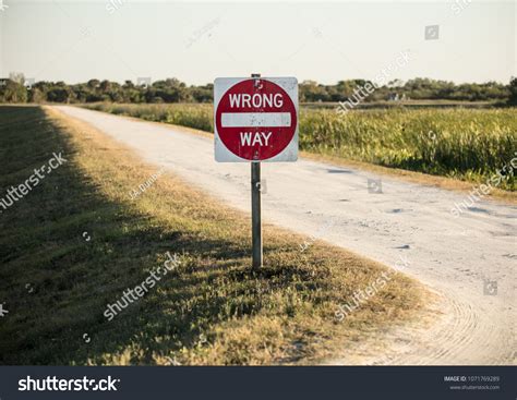 Wrong Way Sign Clip Art