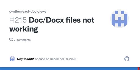 Doc Docx Files Not Working Issue 215 Cyntler React Doc Viewer GitHub