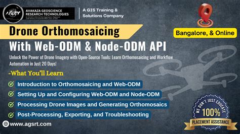 Orthomosaicing With Web ODM Node ODM API 20 Day Hands On Training