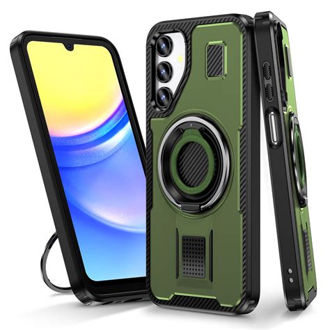 For Samsung Galaxy A25 5g Case Dual Layers Shockproof Kickstand Cell