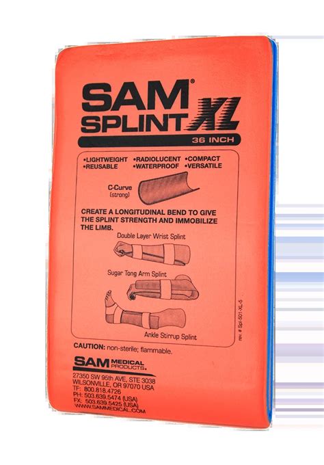 Regular Sam Splint Sawyer Products