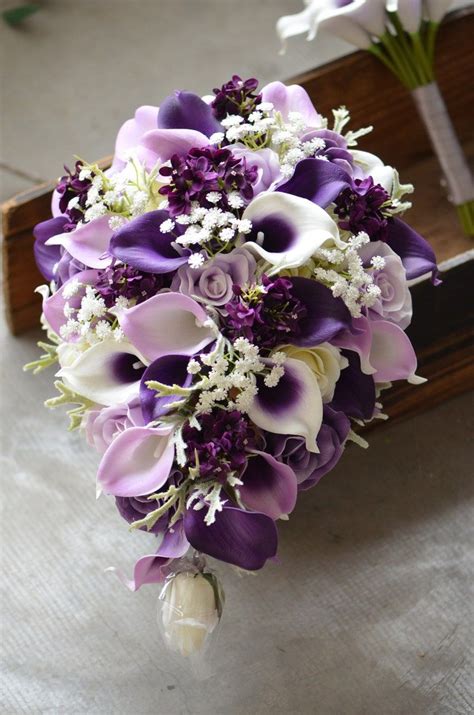 Purple Bridal Bouquet Artofit