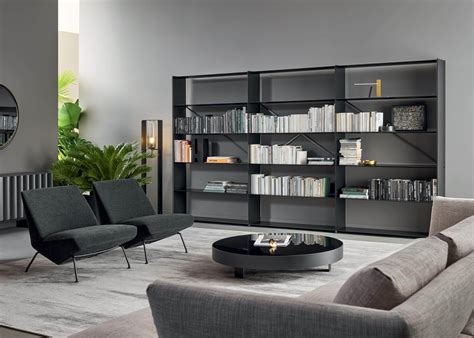 Versatile Kaos Bookcase Italian Designer And Luxury Furniture At Cassoni