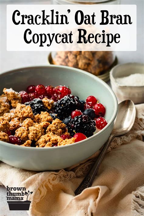 Cracklin Oat Bran New Recipe At Phillip Hayes Blog