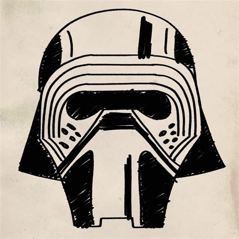 How To Draw 4 Badass Star Wars Helmets