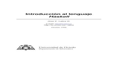 introducción al lenguaje haskell wesointroducción al lenguaje haskell