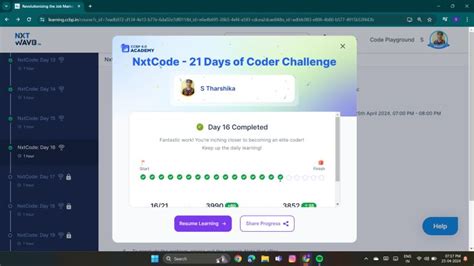 Nxtcodechallenge Codingjourney Tharshika Sivakumar