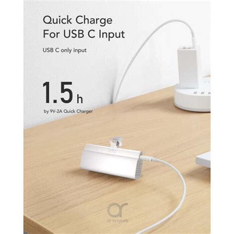 Buy Online Brave Power Bank Plug On L 5000mah 20w Lightning Pd Output