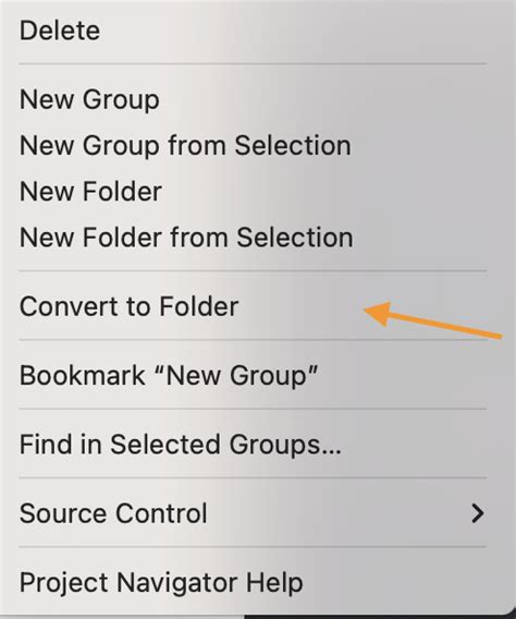 Ios Group To Folder Conversion Doesnt Persist On Pod Install Stack Overflow