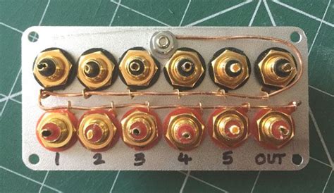 Compact Passive Rca Audio Switcher Box For Vintage Yamaha Amp