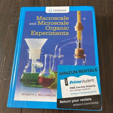 Macroscale And Microscale Organic Experiments By Kenneth L Williamson