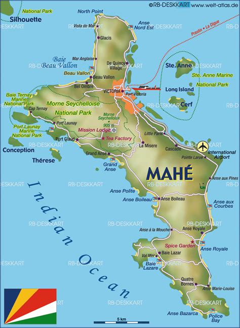 Islandstays Island Holidays Seychelles Map