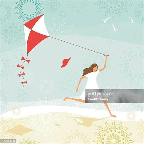 Summer Kite Flying Cartoon Photos And Premium High Res Pictures Getty