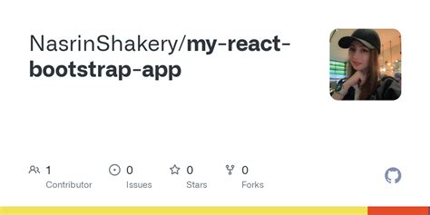 github nasrinshakery my react bootstrap app