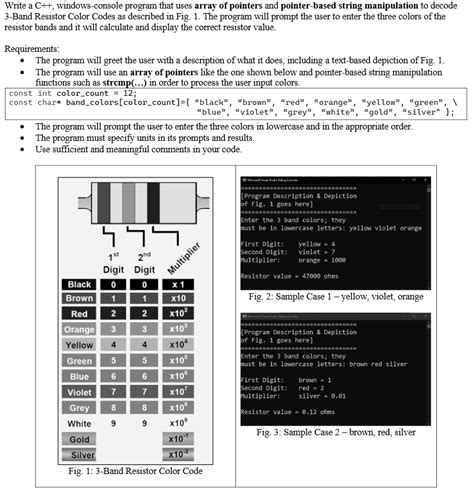 Solved Write A C Windows Console Program That Uses Array Of