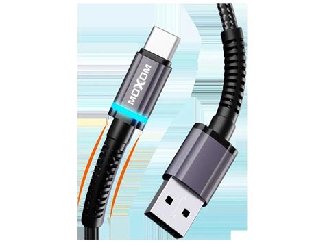 Moxom Mx Cb131 Halo Led Data Cable 3a Fast Charging 1m Best Prices Actionmobile