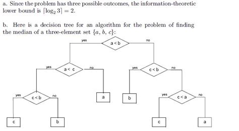 decision tree and information theoretic lower bound computer science