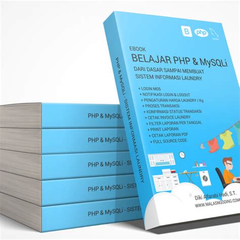 jual ebook tutorial membuat aplikasi laundry dengan php mysqli kab