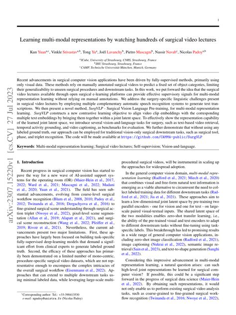 Pdf Learning Multi Modal Representations By Watching Hundreds Of