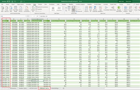 Weather Workbook Legacy Version Visual Crossing