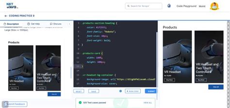 Nxtwave Vrwebsite Contactussection Html Css Mohit Gawde