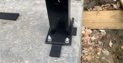How To Install A Railing Or Post In Concrete Diy Step By Step Guide At Improvements