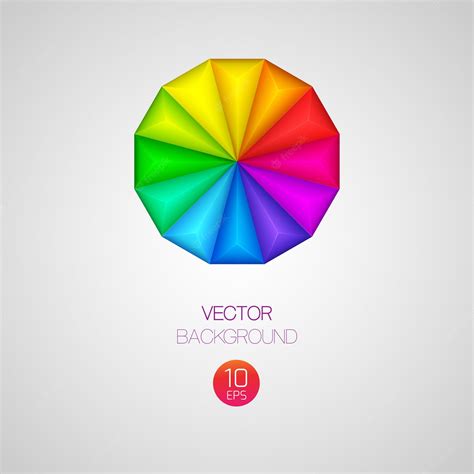 Premium Vector Geometric Prism Background