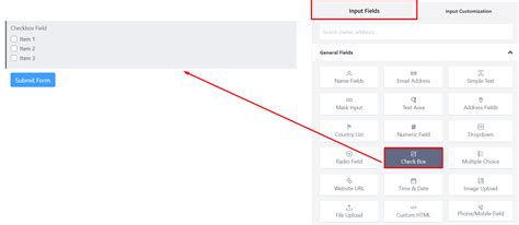 Check Box Field In Wp Fluent Form Wordpress Plugin