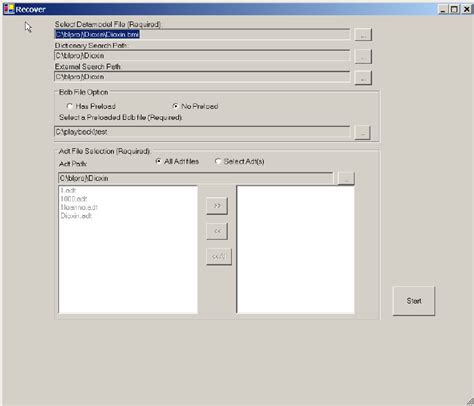 Recover Parameters Screen Download Scientific Diagram