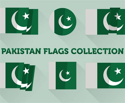 Pakistan Flags Collection Freevectors