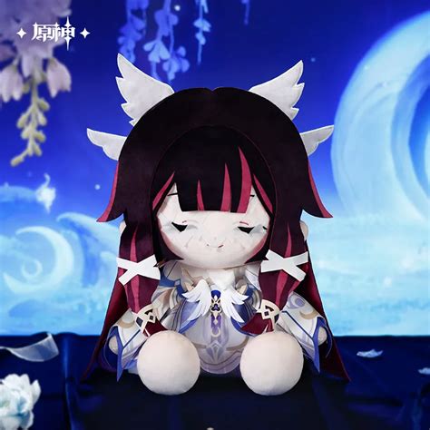 Genshin Impact Columbina Sitting Plush Doll