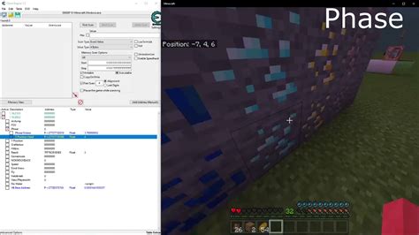 minecraft bedrock cheat engine script