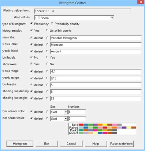Histogram R Statistics