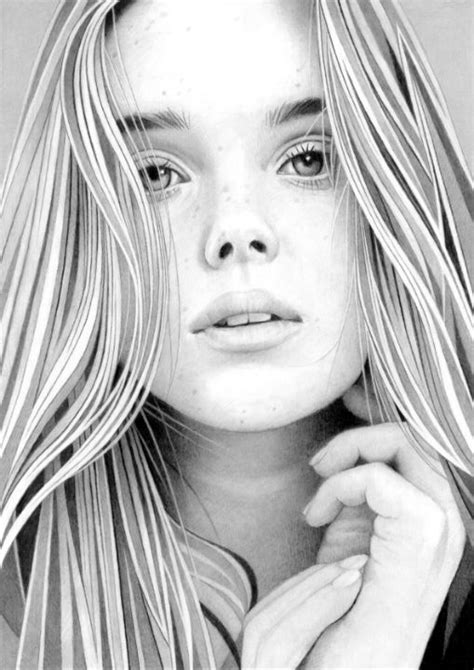 Female Portrait Pencil Drawing Matthew Hack Drawings And Illustration People And Figures