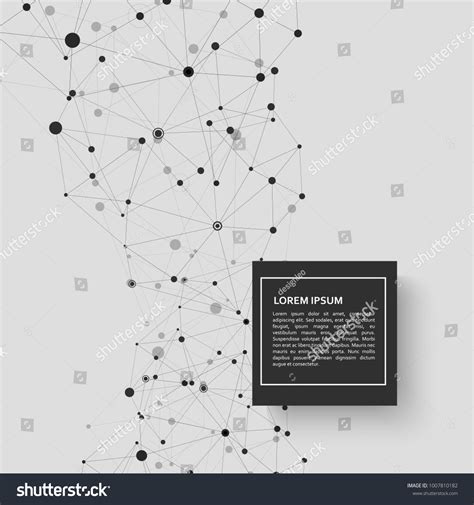 Technology Connection Background Abstract Science Design Stock Vector Royalty Free 1007810182