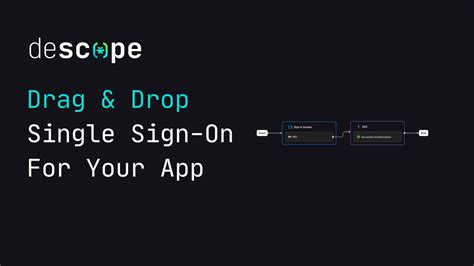 Drag And Drop Sso Provider Descope
