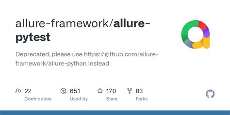 Github Allure Frameworkallure Pytest Deprecated Please Use