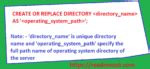 How To Create Directory In Oracle Database C