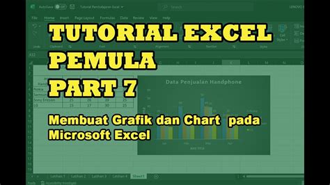 Tutorial Excel Pemula Part 7 Membuat Grafik Atau Chart Pada Microsoft