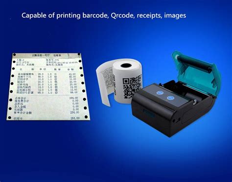 Android Hanheld Qr Code Printer With Bluetooth Grandado