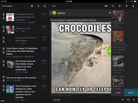 Imgur Photos Have Started To Do This On My Ipad The Sidebar Wont Go