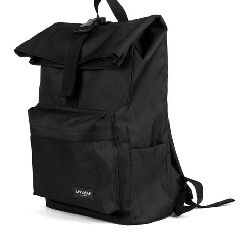 Jual Menarik Livehaf Eved Roll Top Black Shopee Indonesia