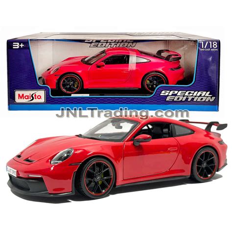 Maisto Special Edition Series 1:18 Scale Die Cast Car Set - Red Sports ...
