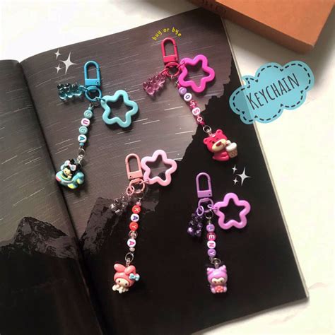 Gantungan Sanrio Name Keychain Lotso Bag Chain Keychain Can Request