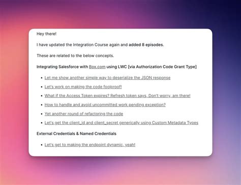 Krishna Teja On Linkedin Yesterday I Updated The Salesforce Integration Master Class With Around 8…
