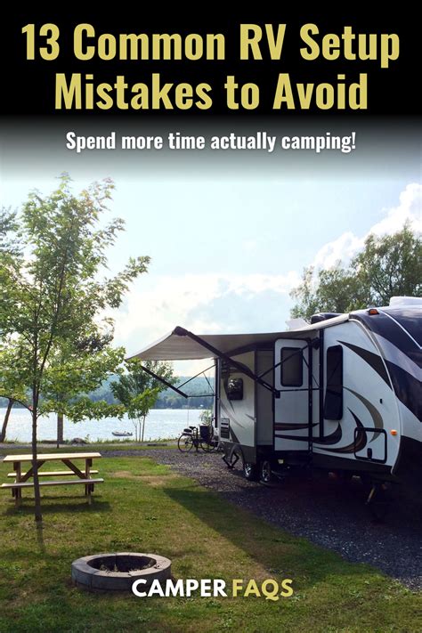 Common RV Setup Mistakes You Need To Avoid