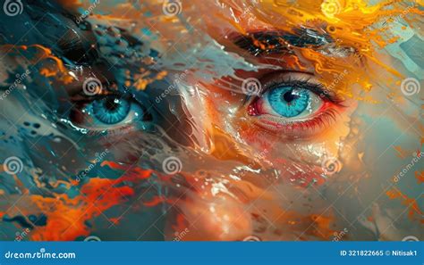 Capture A Unique Fusion Of Digital Art And Psychological Themes With Unexpected Camera Angles