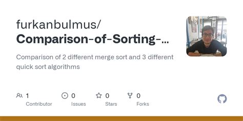 Github Furkanbulmuscomparison Of Sorting Algorithms Comparison Of 2