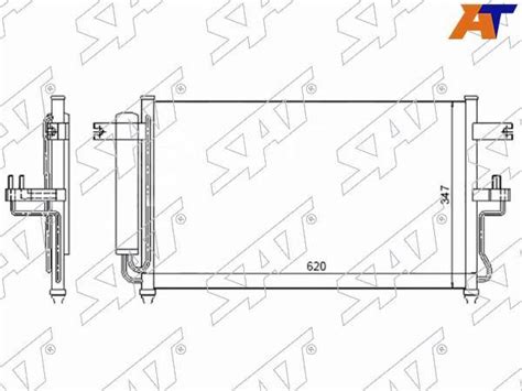 Купить Радиатор кондиционера Hyundai Accent, Hyundai Accent 00-06 ...